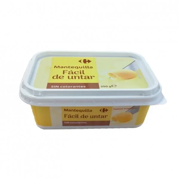 Mantequilla fácil de untar 82% MG sin sal Carrefour Classic 250 g ...