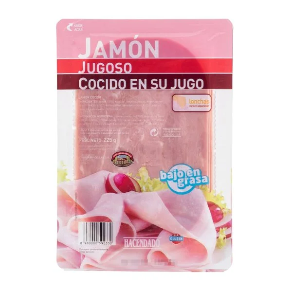 Jamón cocido jugoso Hacendado en Mercadona - Precio, Opiniones y ...