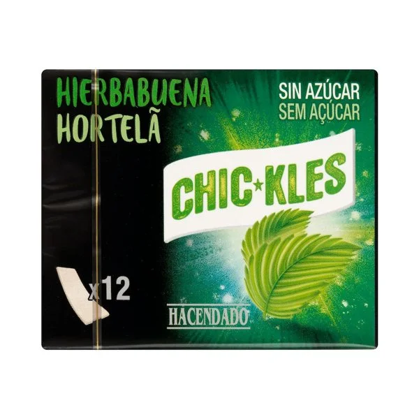 Chicles hierbabuena lámina Hacendado en Mercadona - Precio, Opiniones y ...