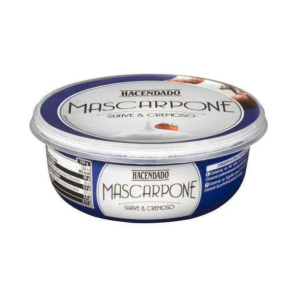 Queso fresco mascarpone de vaca Hacendado en Mercadona - Precio, Opiniones y Alternativas
