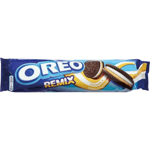 Galleta Oreo Remix Vainilla y Caramelo 157G en Hiperber – Precio ...