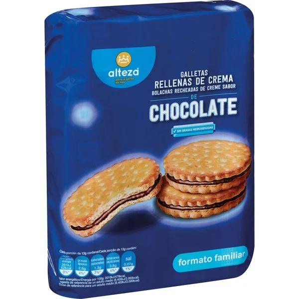 Galletas Rellenas Chocolate - Precio, Opiniones y Alternativas