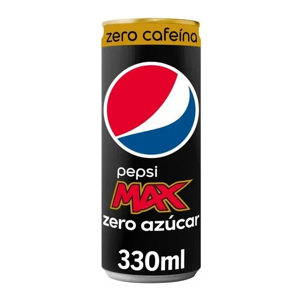 Refresco de cola PEPSI ZERO AZÚCAR ZERO CAFEÍNA, lata 33 cl - Precio ...