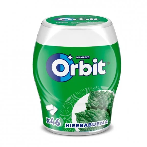 Chicles en Grageas Sabor Hierbabuena Bote