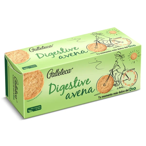 Galletas digestive con avena y trigo Galleteca de Dia caja 425 g en Dia ...