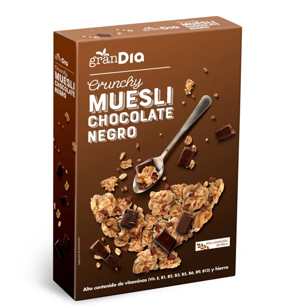 Muesli crujiente con chocolate Gran Dia caja 500 g en Dia - Precio ...