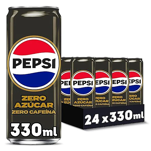 Refresco de cola zero azúcar zero cafeína Pepsi pack 24 x 33 cl en Dia ...