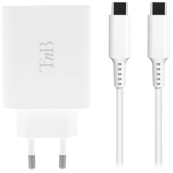 Cargador para portátil blanco Tipo-C 65 W, CHNBTINY65 iClick TNB ...