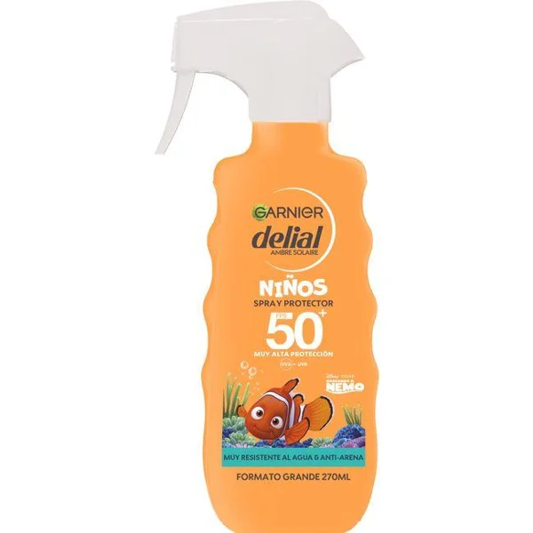 Protector solar infantil Nemo FPS50 DELIAL, pistola 270 ml en Eroski ...
