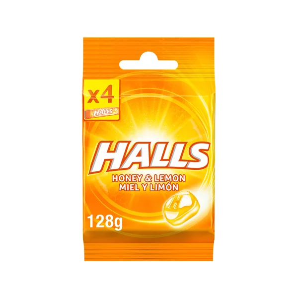 HALLS Caramelos con miel y limón, sin azúcares añadidos, 4 uds. HALLS ...