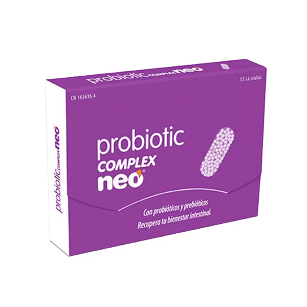 NEO Complex Complemento nutricional con probióticos y prebióticos 15 ...