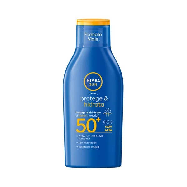 NIVEA Sun protege & hidrata Protector solar hidratante en crema con FPS ...